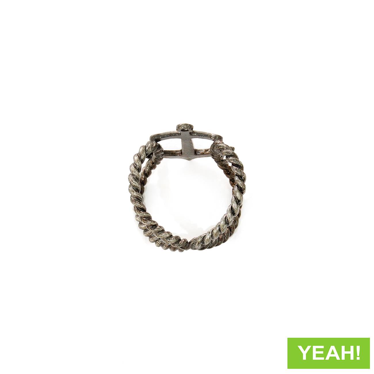 OBEY DANFORTH RING SILVER OXIDE | YEAH!