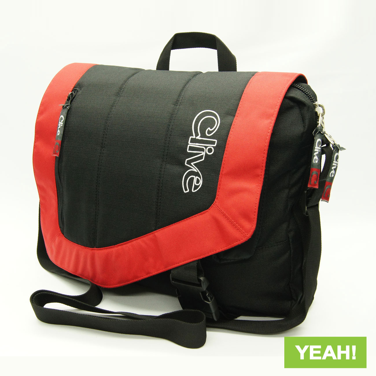 CLIVE SIDE BLACK RED | YEAH!