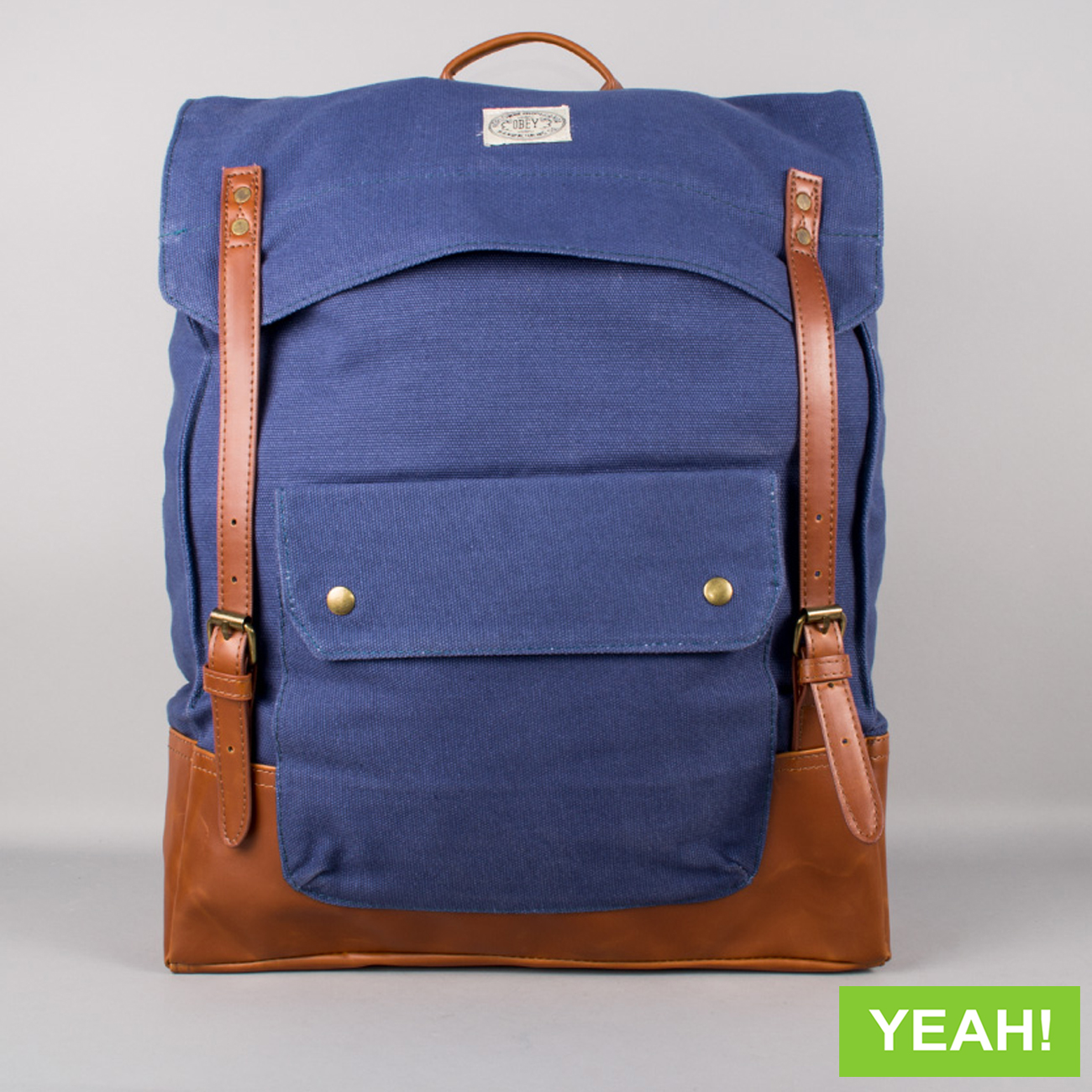 OBEY DETOUR MAP BACKPACK NAVY | YEAH!