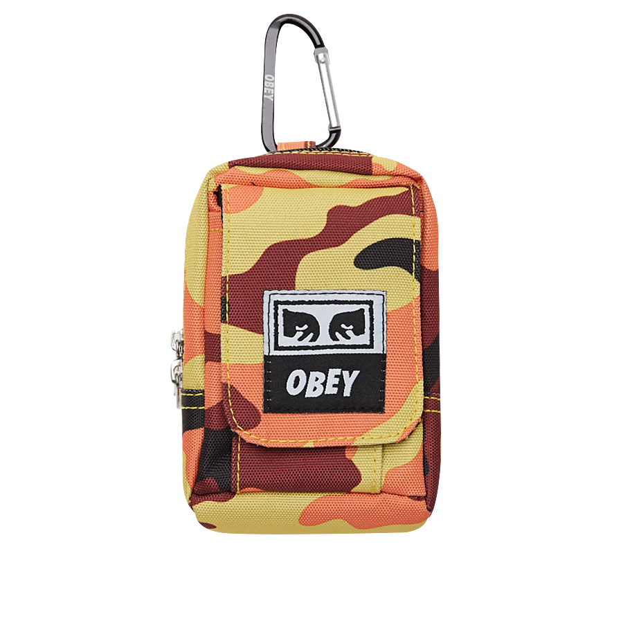 OBEY DROP OUT UTILITY BAG ORANGE FIELD CAMO | YEAH!
