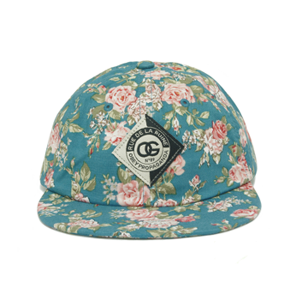 OBEY FLORAL THROWBACK WOMEN CAP TURQUOISE | YEAH!