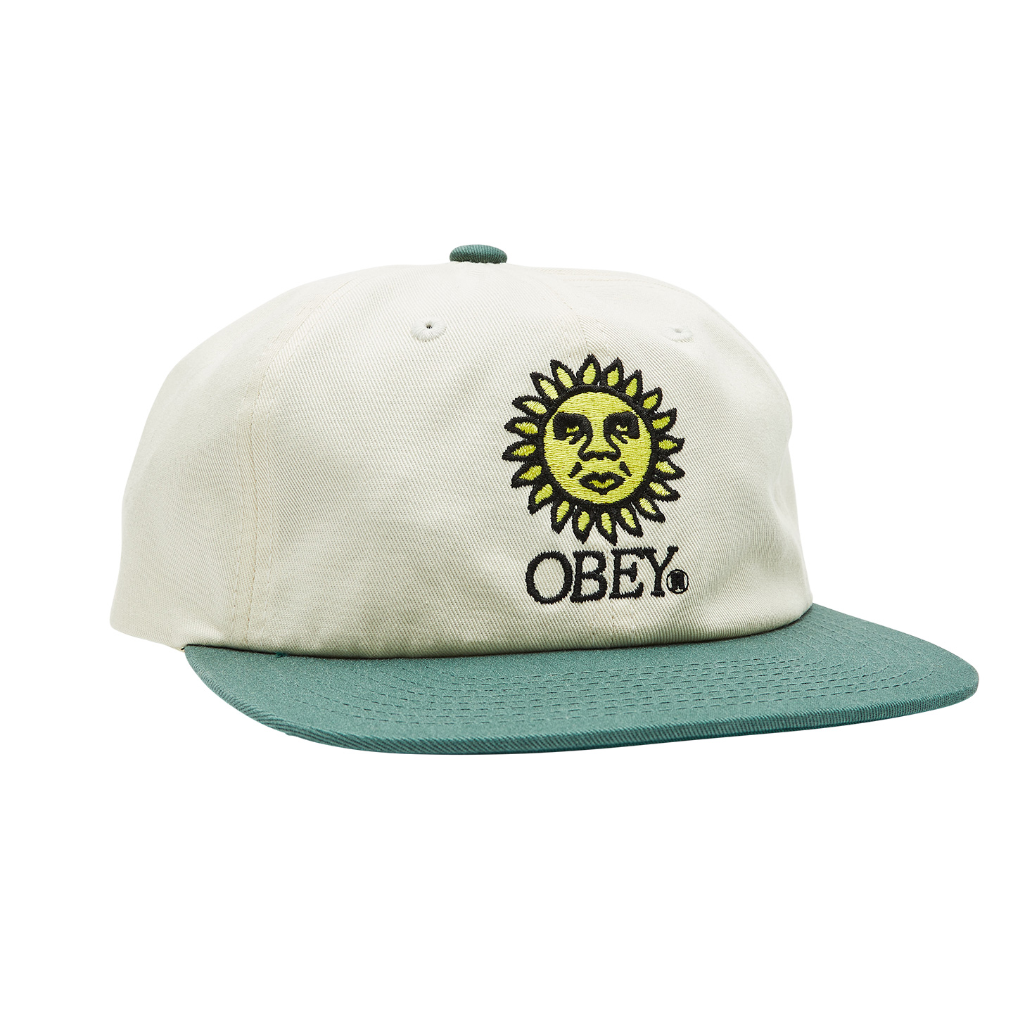 OBEY SUNSHINE 6 PANEL SNAPBACK UNBLEACHED MULTI | YEAH!