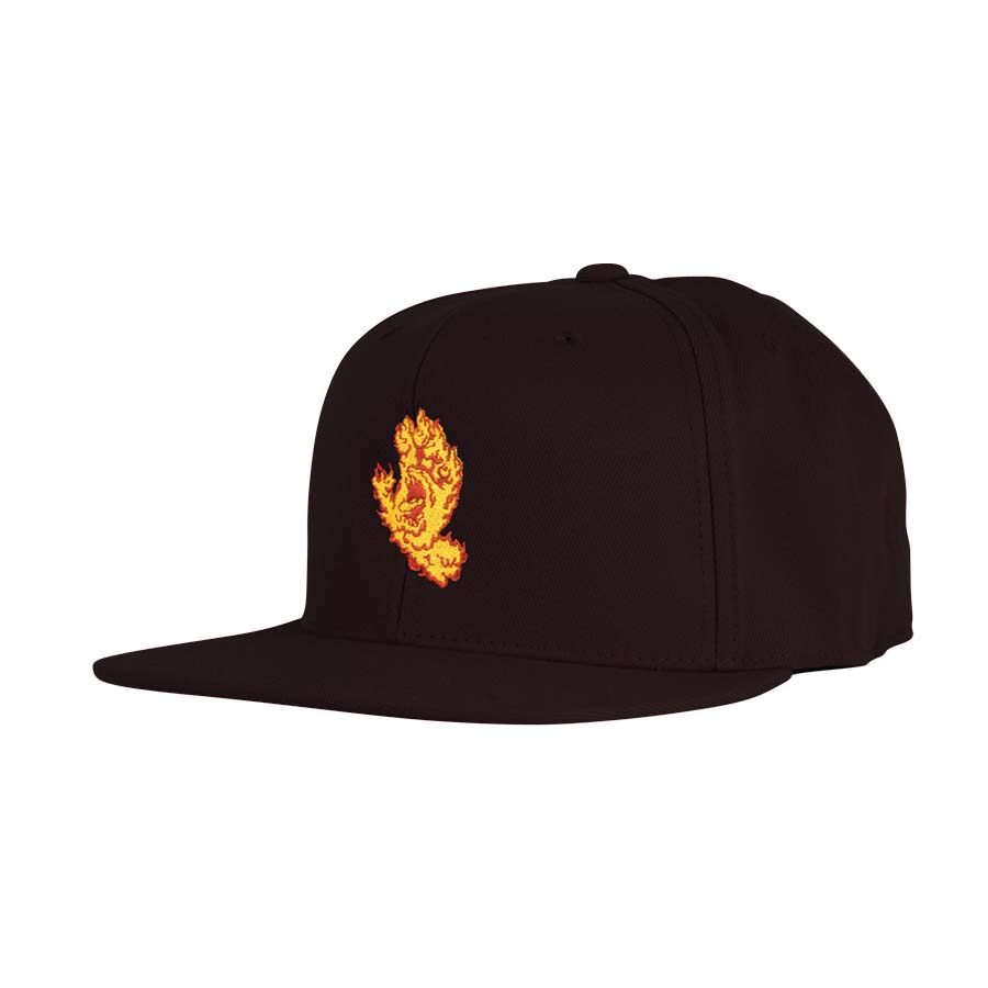 SANTA CRUZ FLAME HAND SNAPBACK BLACK | YEAH!