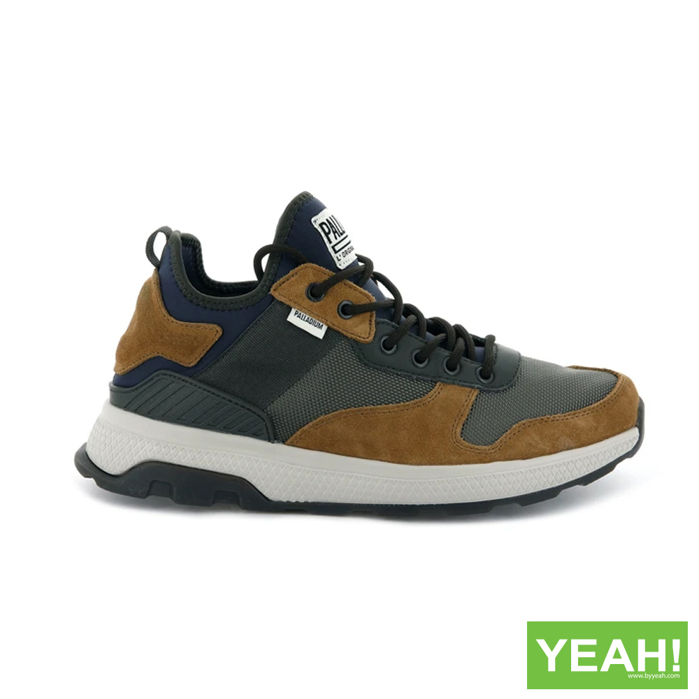 PALLADIUM AXEON ARMY RUNNER MOOD INDIGO DUSTY OLIVE | YEAH!