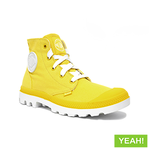 PALLADIUM BLANC HI YELLOW WHITE | YEAH!